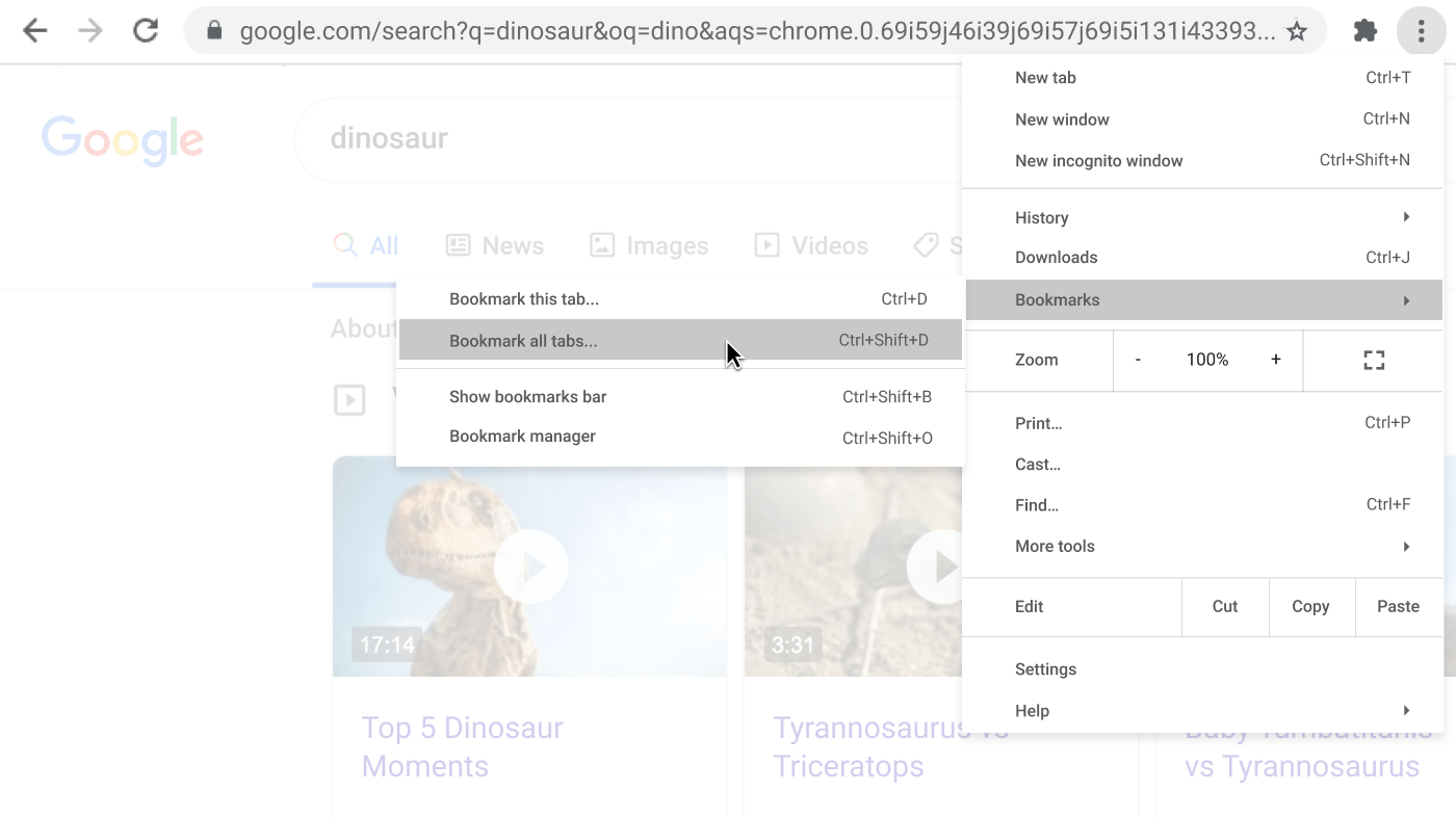 Tips and shortcuts for better browsing – Google Chrome